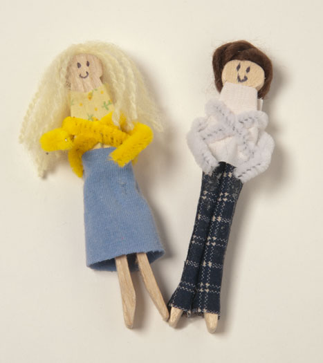 Clothespin People Bible Craft at Christian Games and Crafts