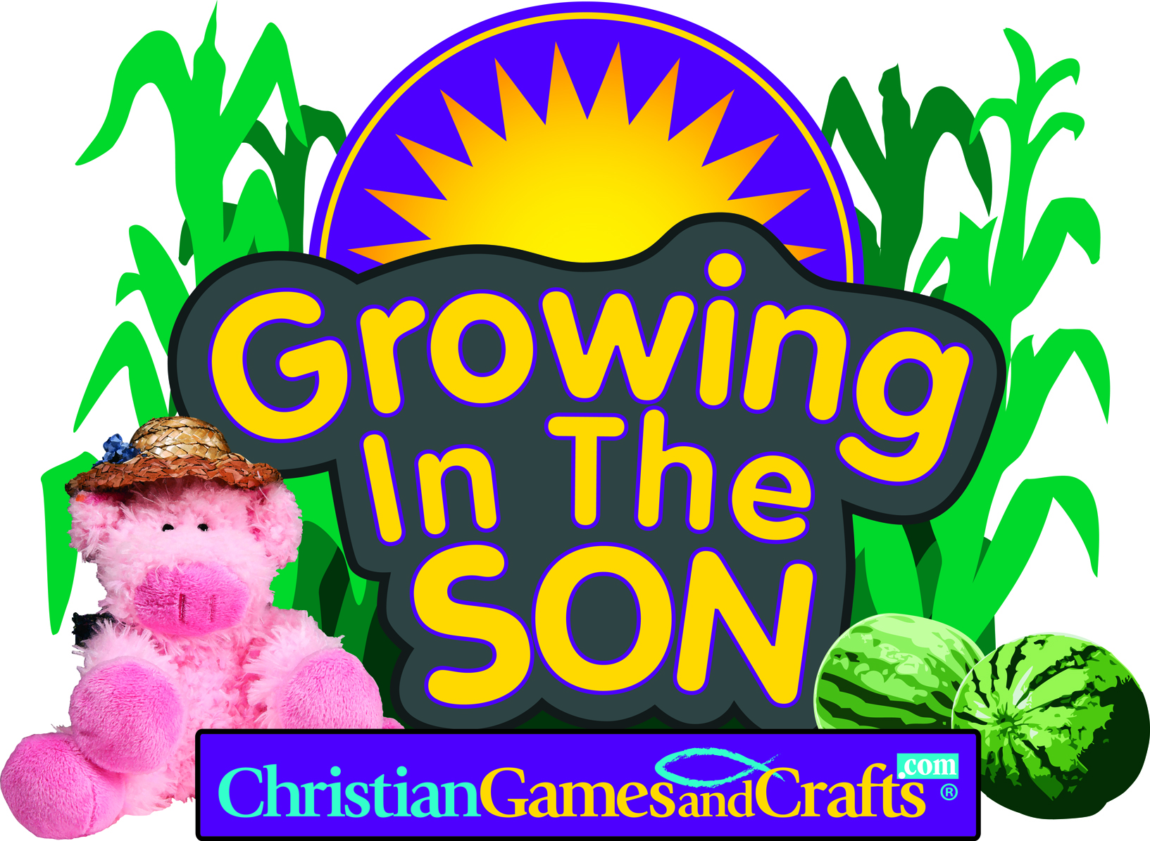 Growing In The Son VBS Logos at Christian Games and Crafts